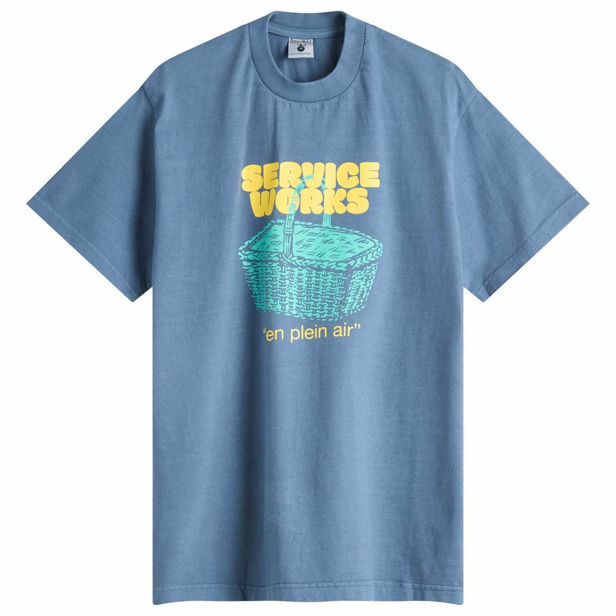 Service Works Men's En Plein Air T-Shirt in Slate Service Works