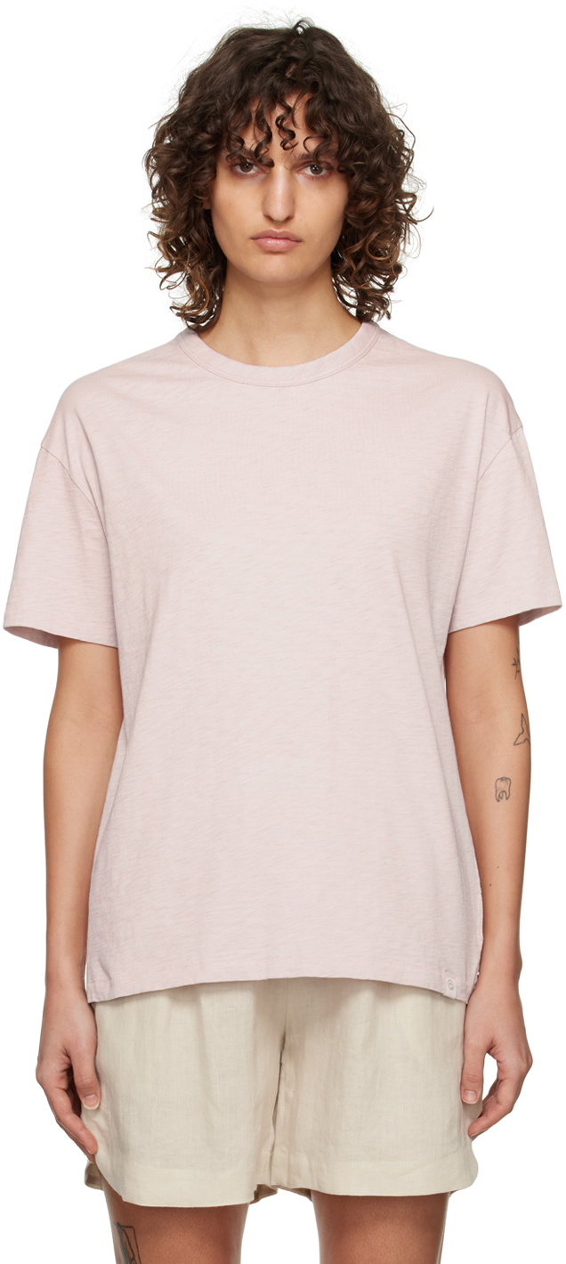 rag & bone Purple Boyfriend T-Shirt Rag and Bone