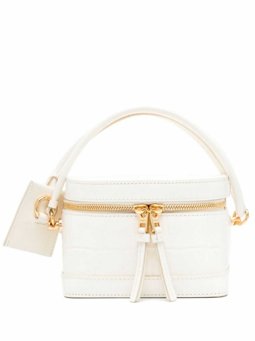 Jacquemus White Le Vanito Leather Shoulder Bag Jacquemus