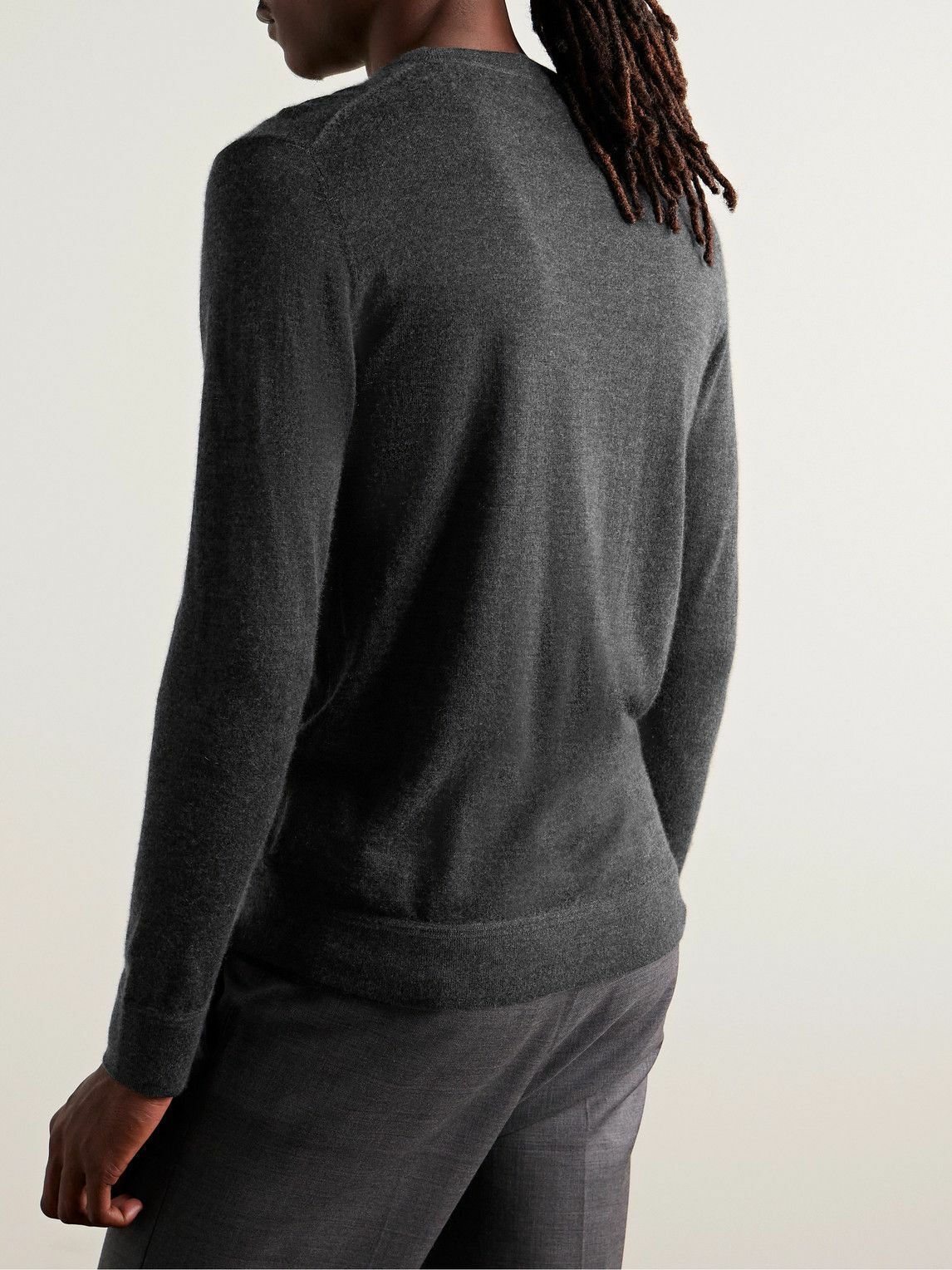 Club Monaco - Slim-Fit Cashmere Sweater - Gray Club Monaco