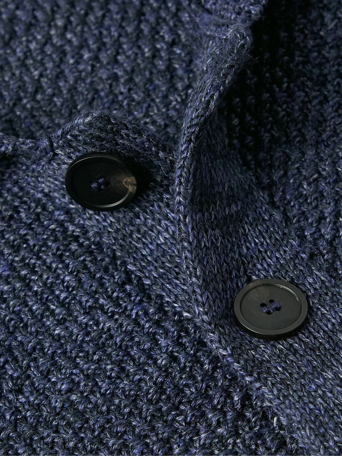 Inis Meáin - Linen Cardigan - Blue Inis Meáin