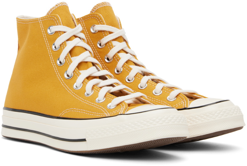 Converse Yellow Chuck 70 High Sneakers Converse