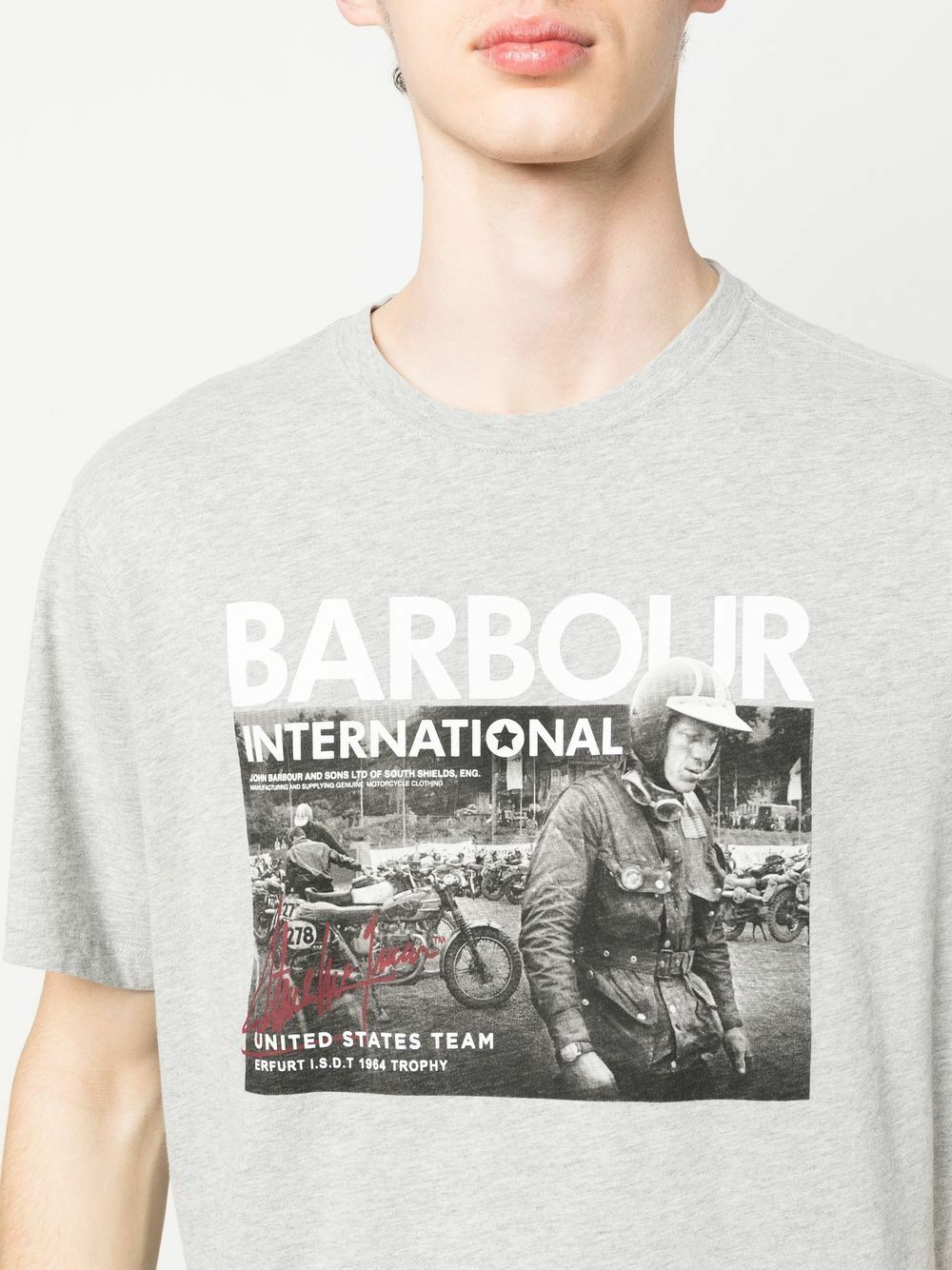 BARBOUR - Cotton T-shirt Barbour