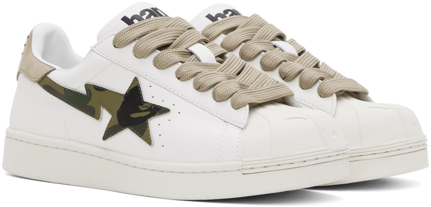 BAPE White Skull Sta M1 Sneakers A Bathing Ape