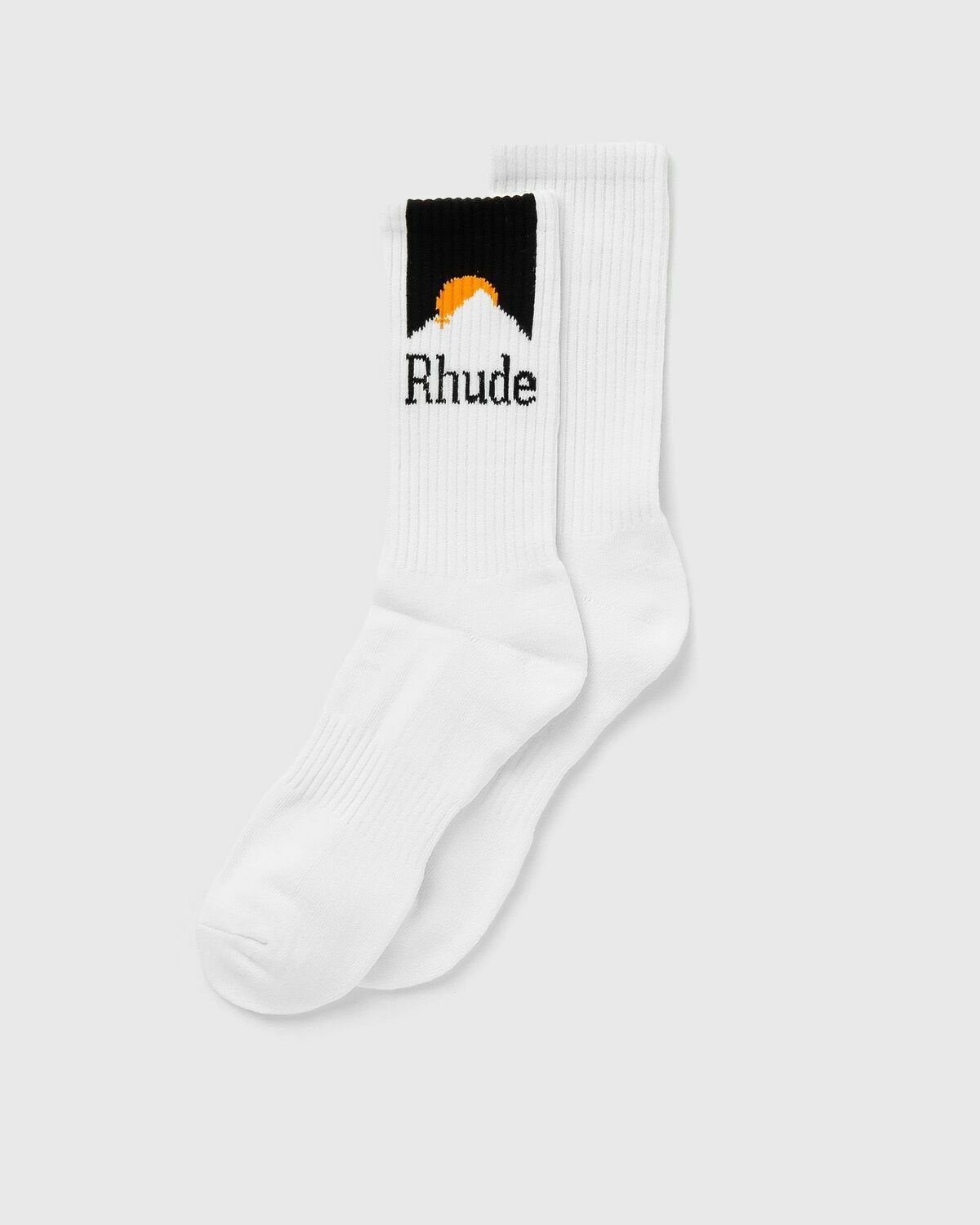 Rhude Moonlight Sport Sock Black/White Socks Rhude