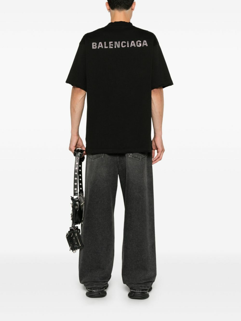 BALENCIAGA - Logo Cotton T-shirt Balenciaga