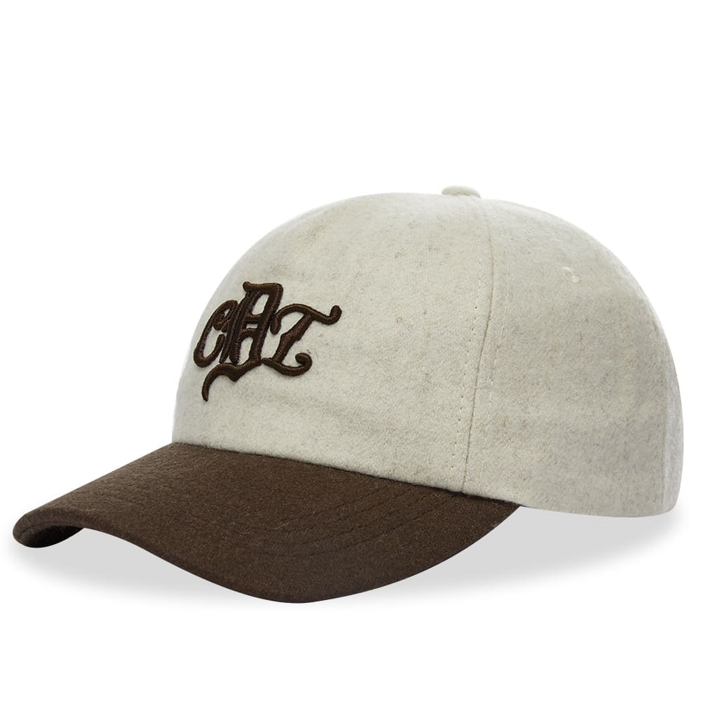 Checks Downtown Men's Wool Two Tone Ball Cap in Cream/Chocolate Checks ...