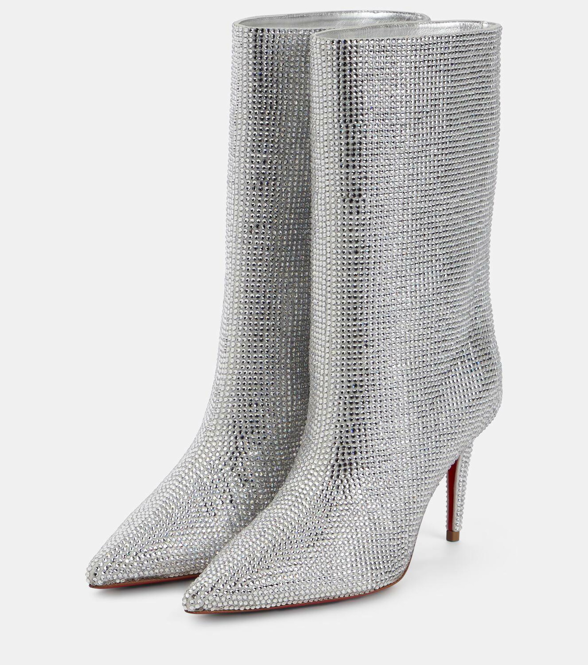 Christian Louboutin Astrilarge Strass suede ankle boots Christian Louboutin