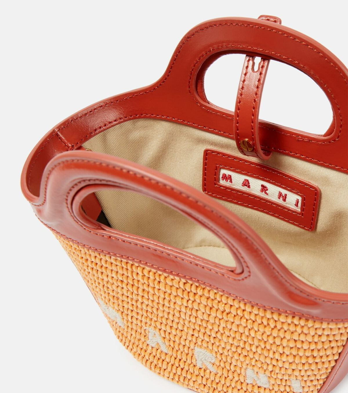 Marni Tropicalia Medium raffia tote bag Marni