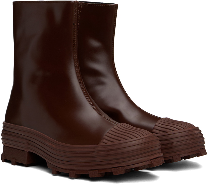 CAMPERLAB Burgundy Traktori Boots CamperLab