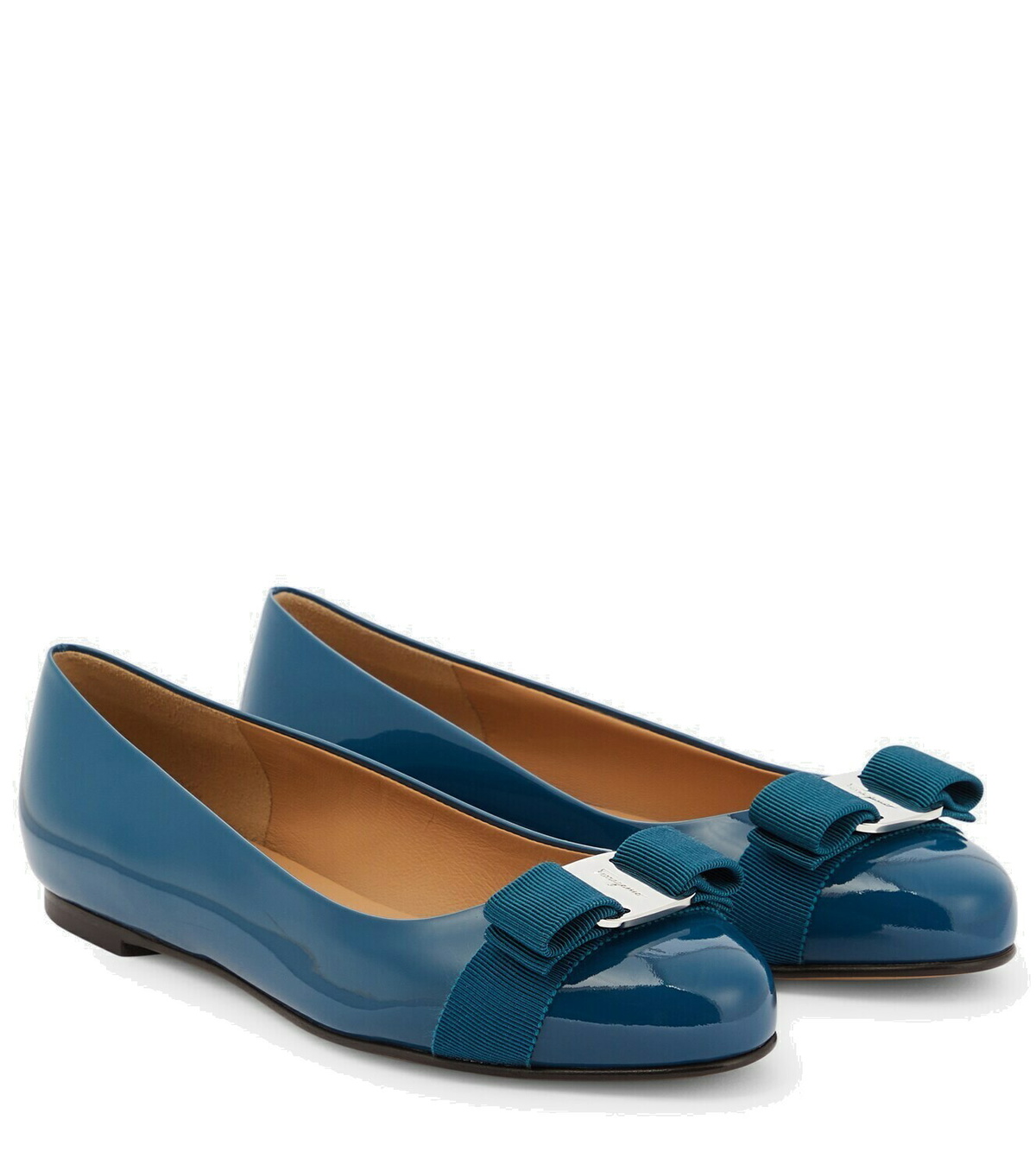 Ferragamo - Varina patent leather ballet flats Salvatore Ferragamo