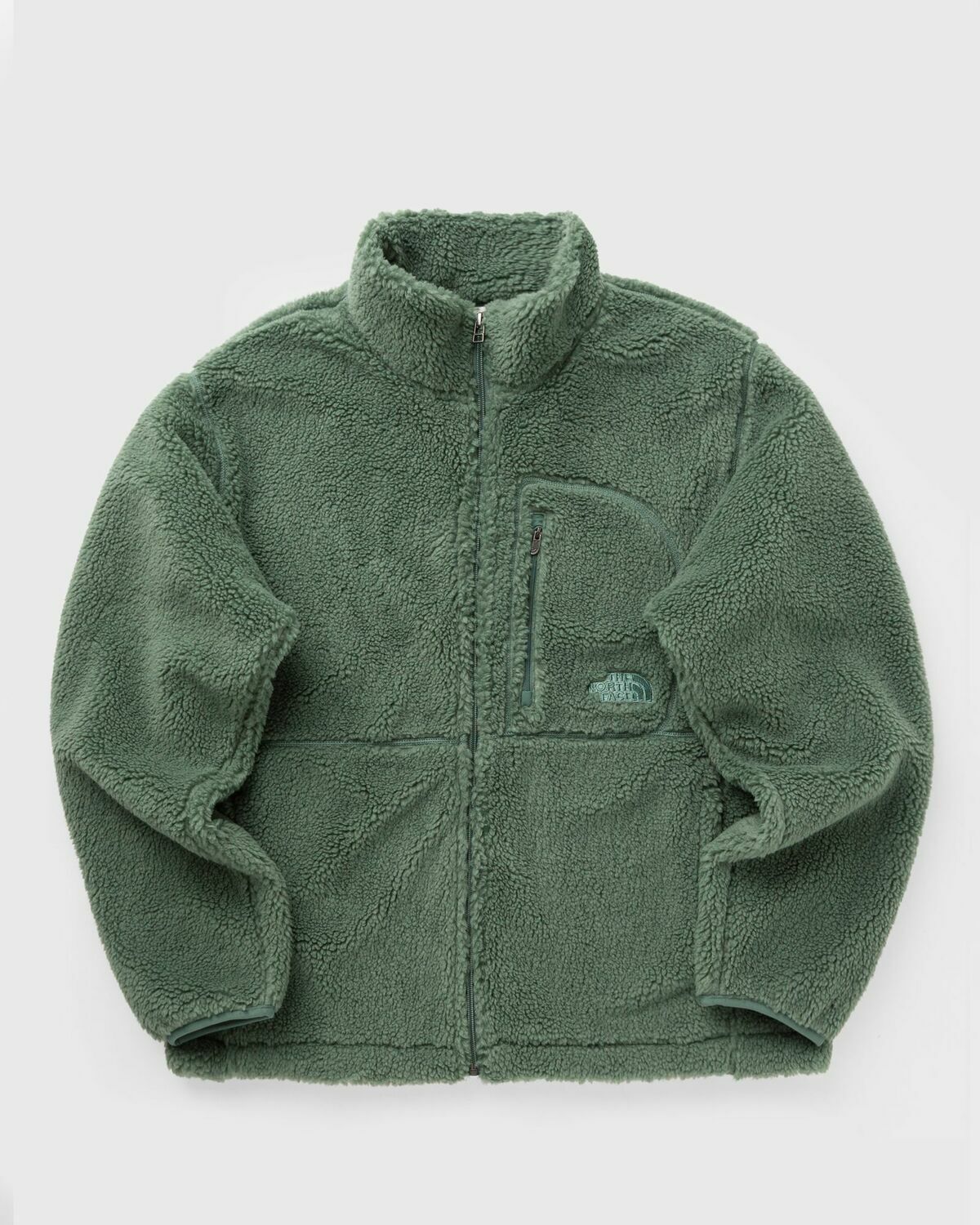 The North Face EXTREME PILE 2 FZ JACKET Green Mens Fleece Jacket The ...