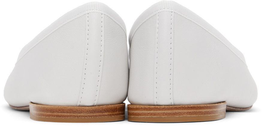 Repetto White Cendrillon Ballerina Flats Repetto