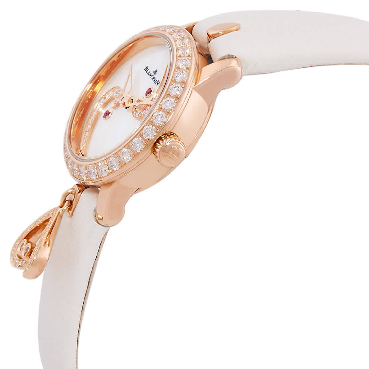 Blancpain Ladybird Ultraplate Automatic Ladies Watch 0063A-2954-63A ...