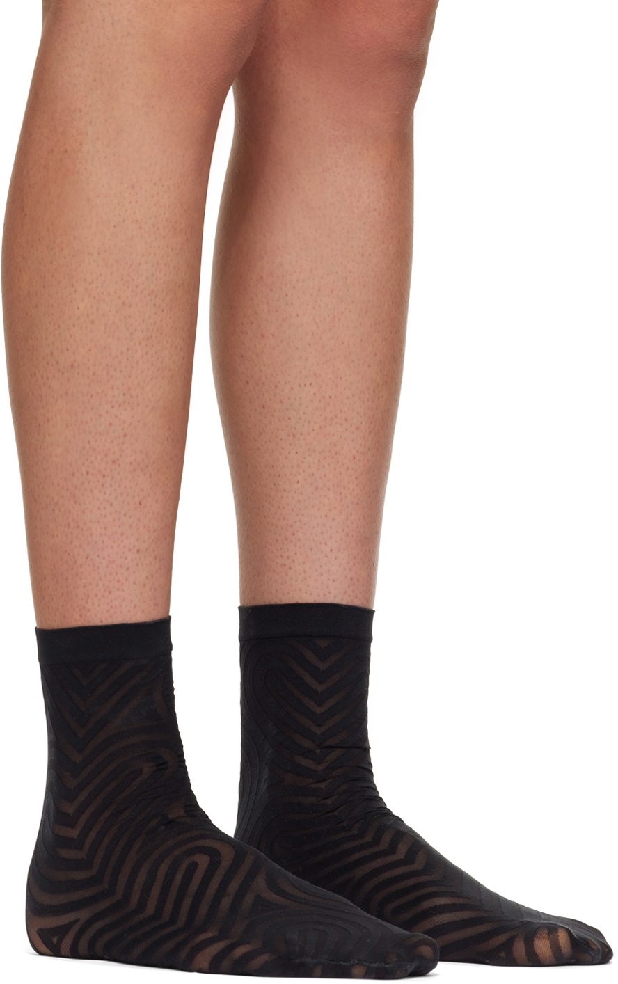 Wolford Black Heart Socks Wolford