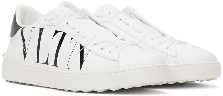 Valentino Garavani White Open 'VLTN' Sneakers Valentino Garavani