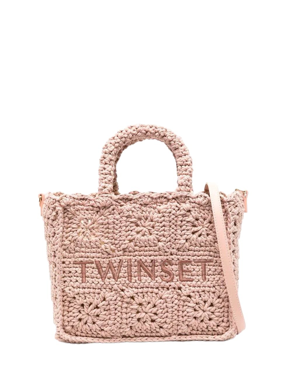 TwinSet Crochet Tote Bag TwinSet