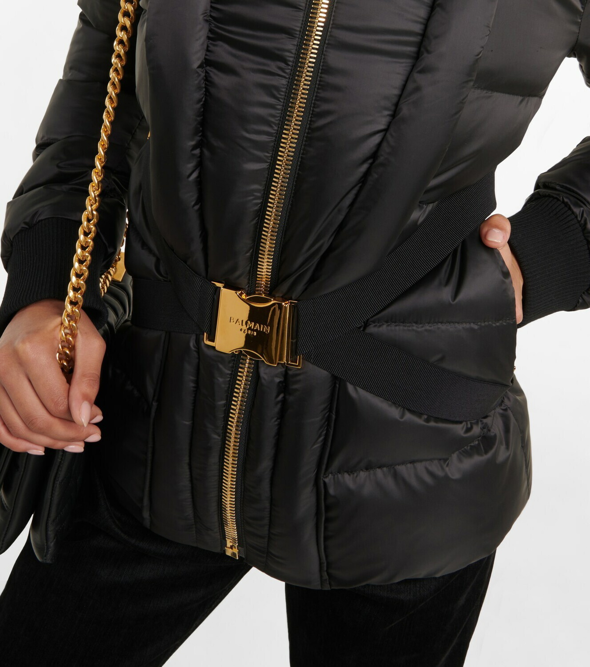 Balmain Harnessed down jacket Balmain