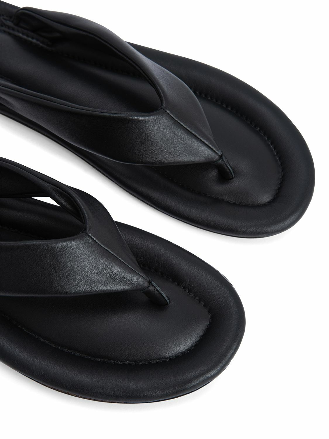 BY FAR - 10mm Dasha Leather Flats By Far