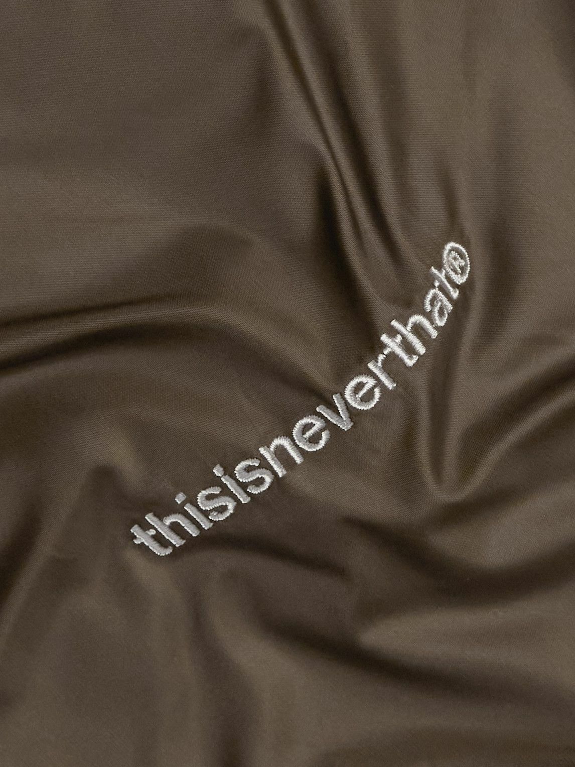 thisisneverthat - Logo-Embroidered Quilted Pertex® Quantum Down Jacket ...