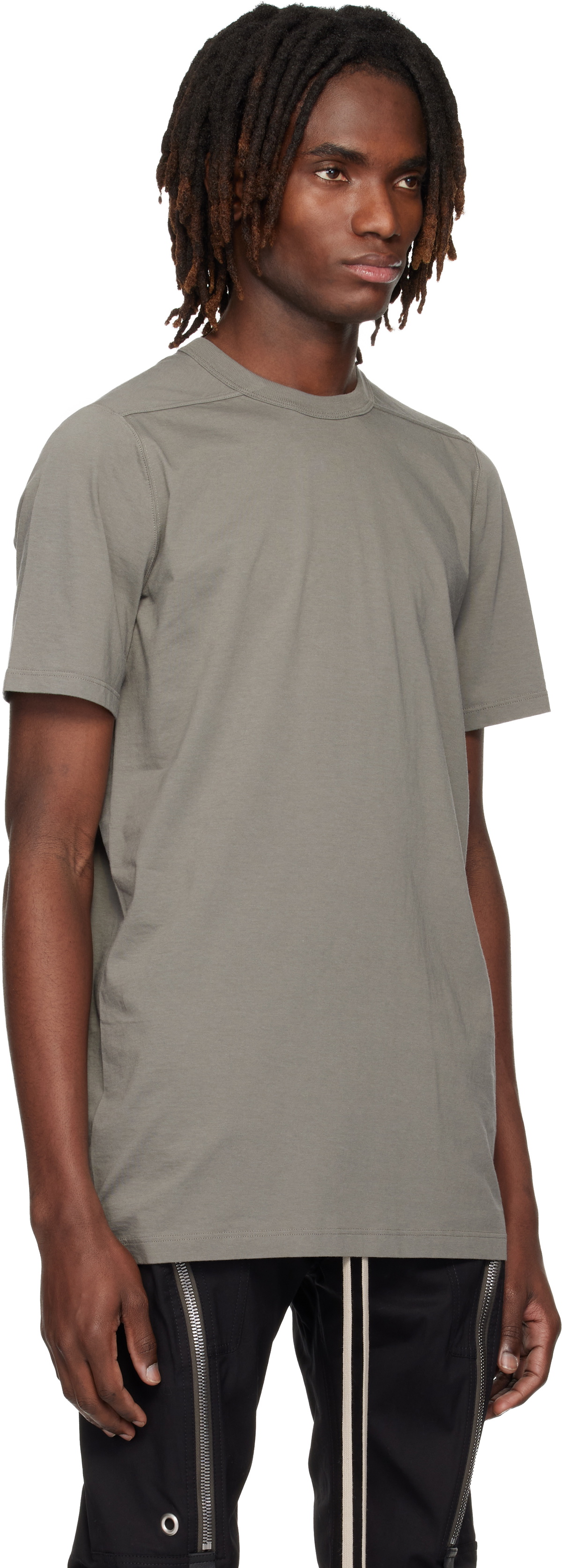 Rick Owens Gray Temple Level T-shirt Rick Owens