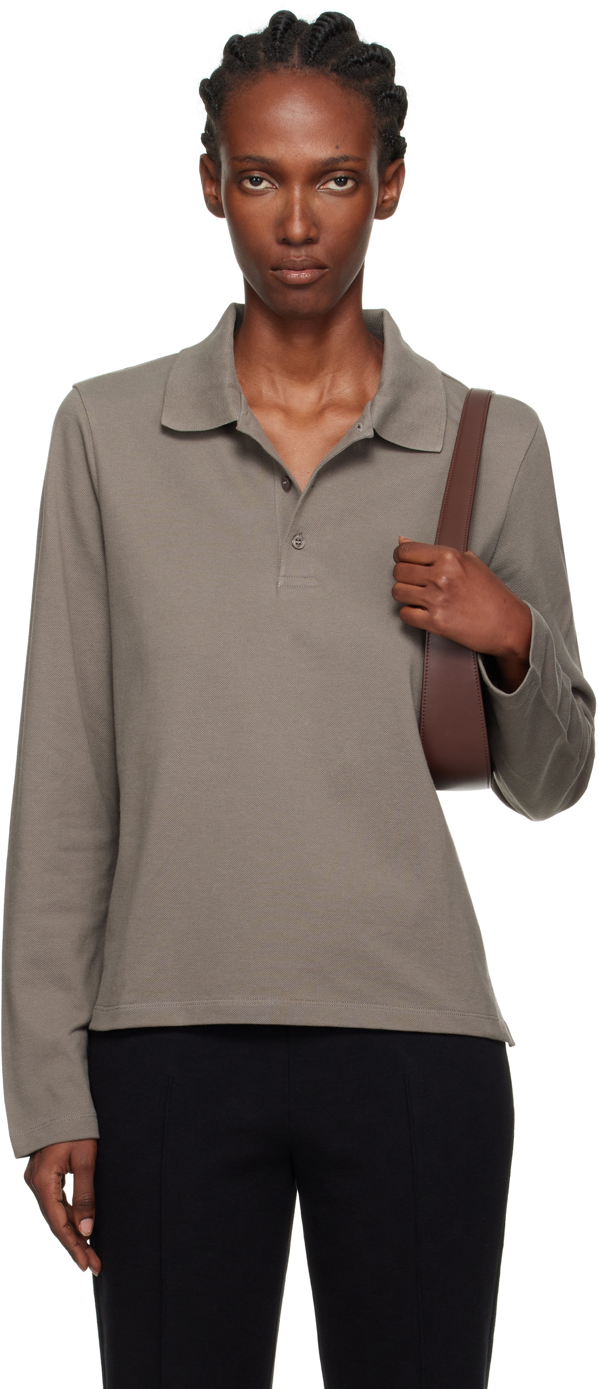 FLORE FLORE Taupe Diana Polo FLORE FLORE