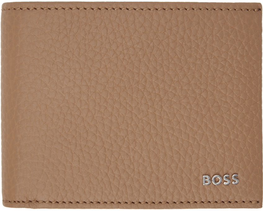 BOSS Tan Bifold Wallet BOSS