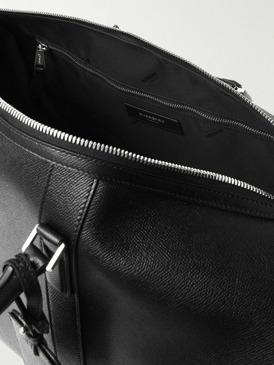 Burberry - Boston Full-Grain Leather Duffle Bag Burberry