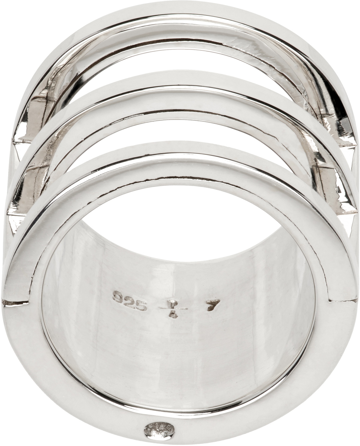 Parts of Four Silver Sistema Ring Parts of Four