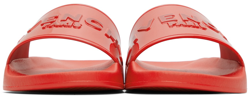 Givenchy Red Logo Slides Givenchy