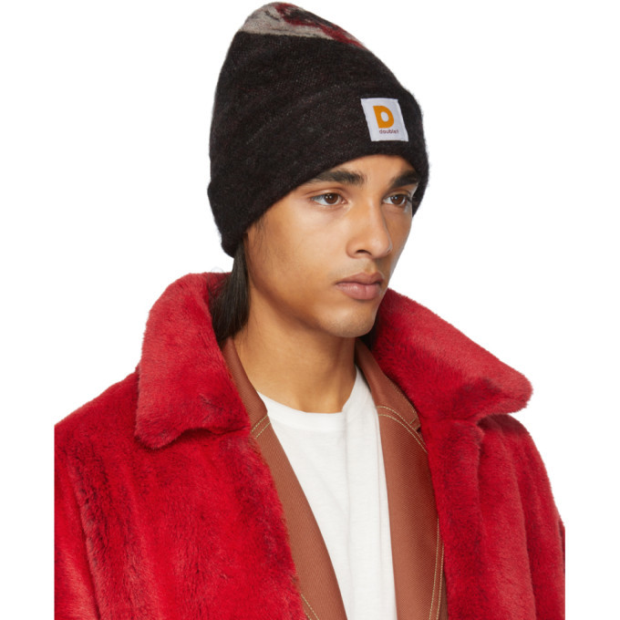 Doublet Black Mask Beanie Doublet