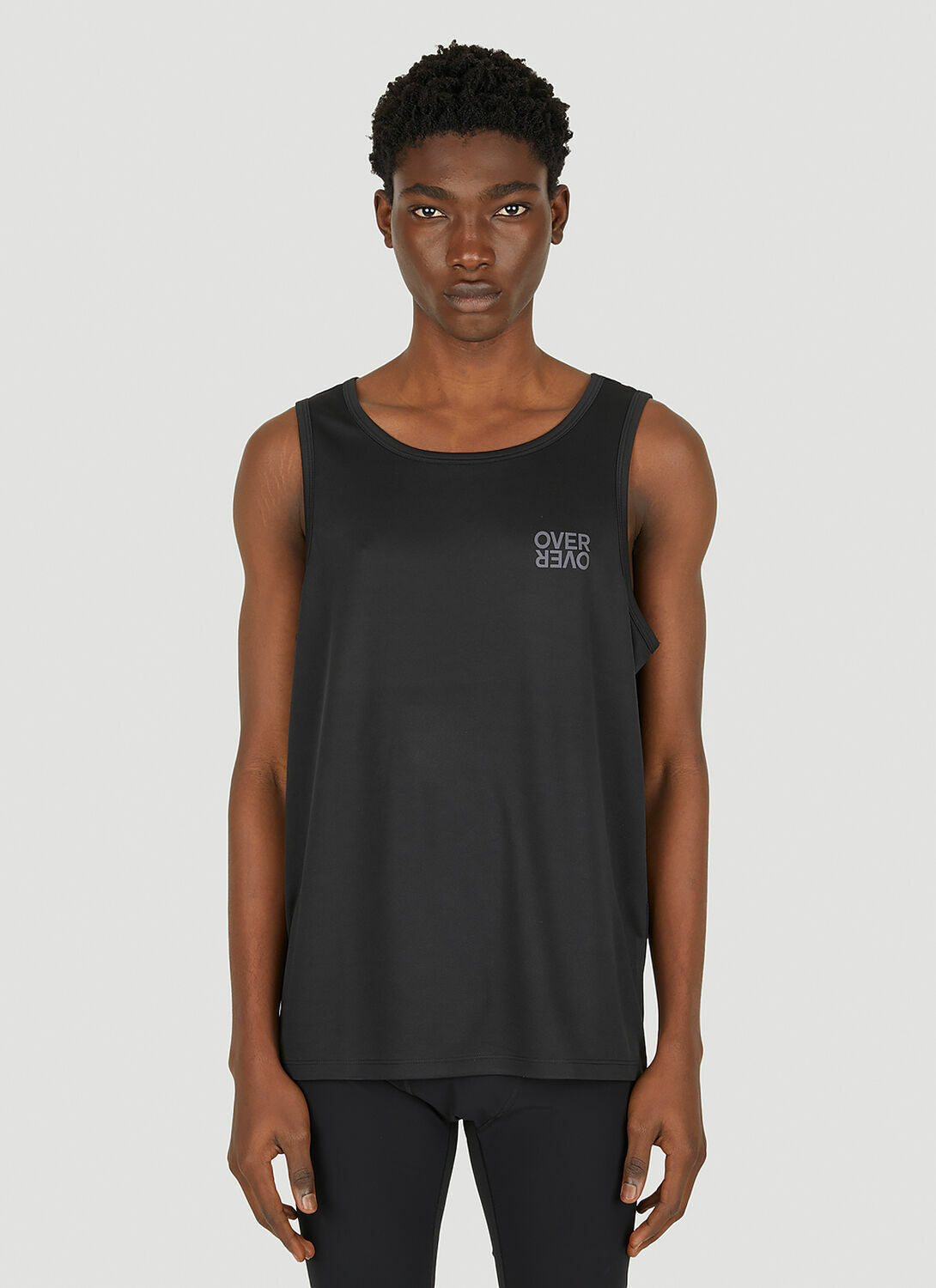 OVER OVER Logo Print Tank Top OVER OVER