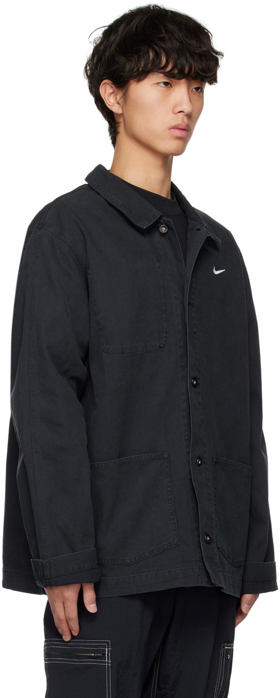 Nike Black Embroidered Jacket Nike