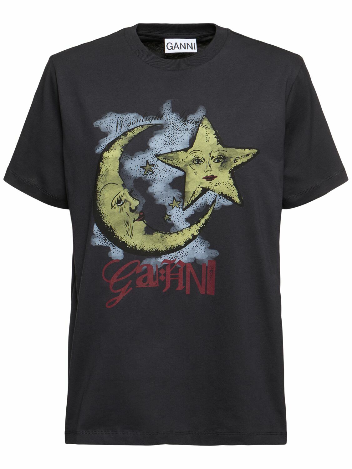 GANNI Jersey Moon Relaxed T-shirt GANNI