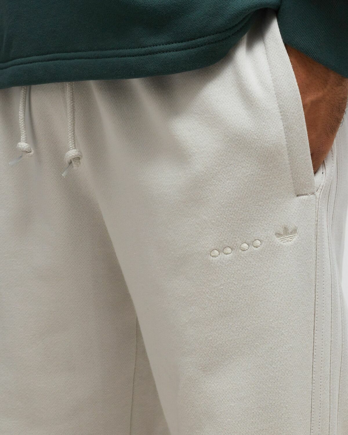 Adidas Essentials Logo Sweatpants White Sweatpants adidas
