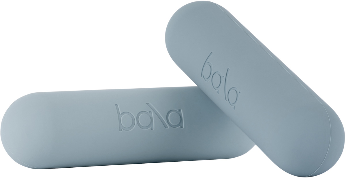 Bala Blue 'Bala' Bars Dumbbells, 3 lb Bala
