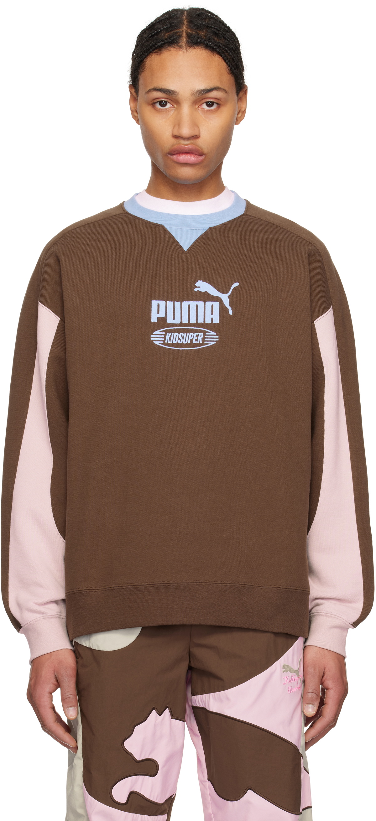 KidSuper Brown PUMA Edition King Crew Sweatshirt KidSuper