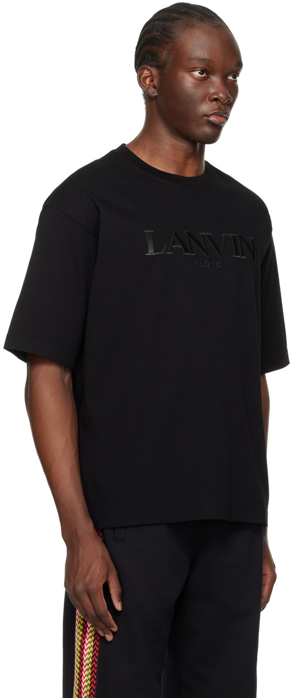 Lanvin Black Oversized T-Shirt Lanvin