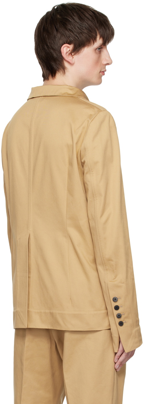 SAPIO Beige Double-Breasted Blazer SAPIO