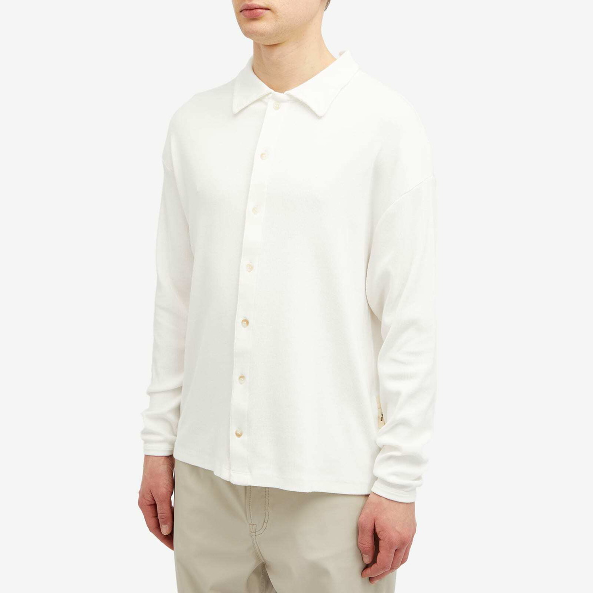 Bram's Fruit Men's Rib Shirt in White Bram's Fruit