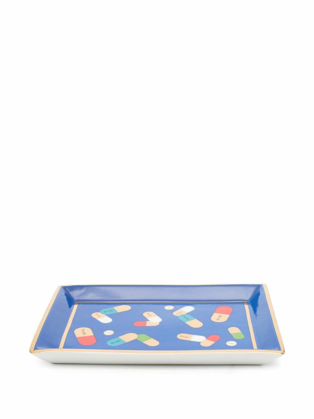 Jonathan Adler Blue Full Dose Porcelain Tray Jonathan Adler