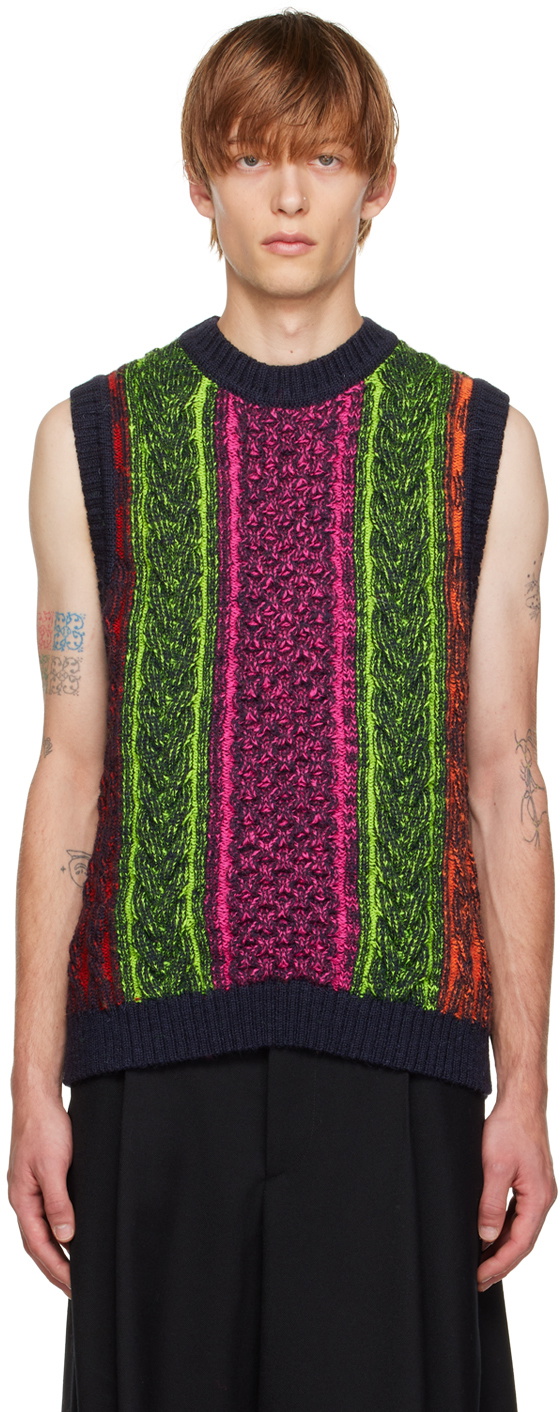 AGR Multicolor Striped Vest AGR