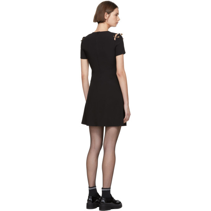 Versus Black Safety Pin Mini Dress Versus