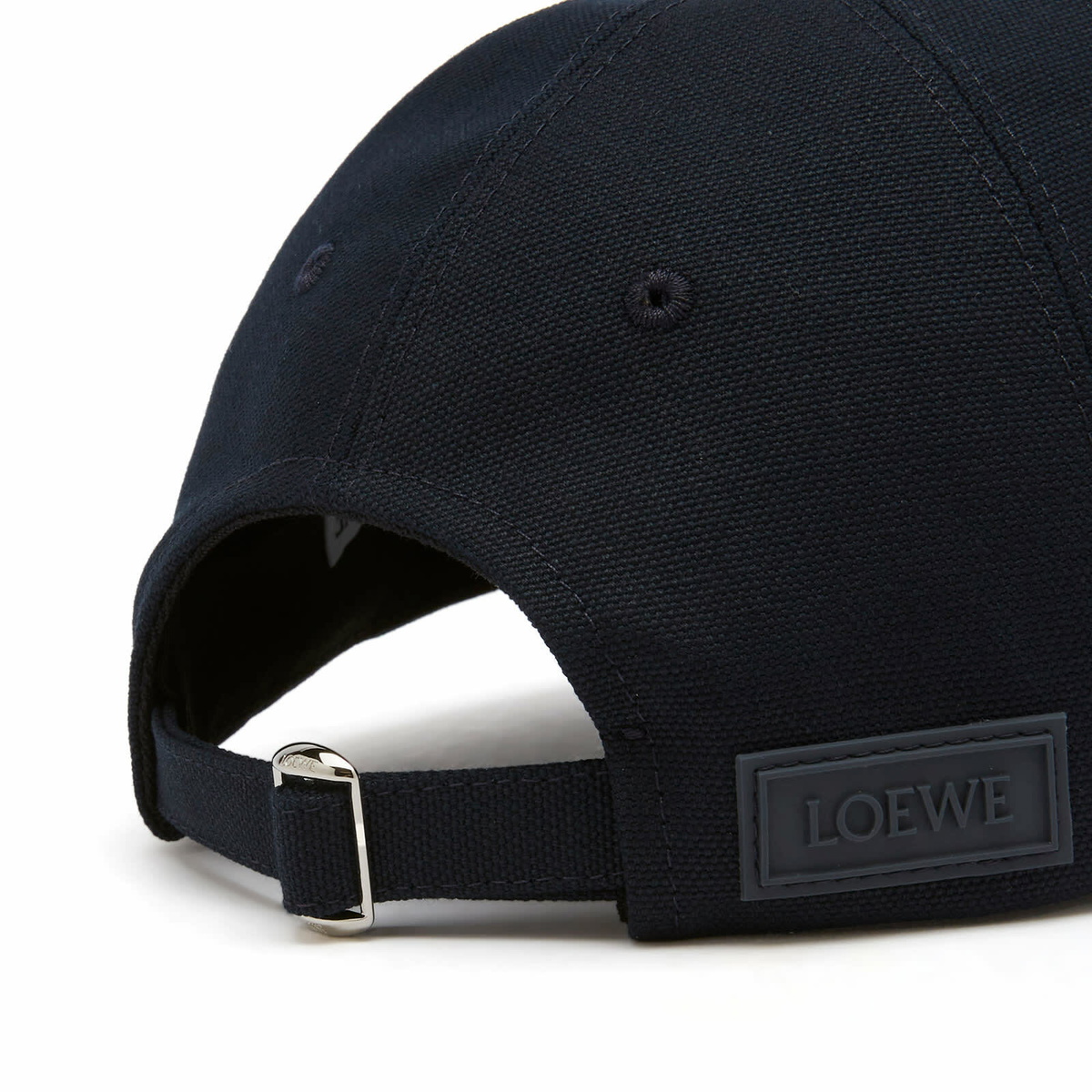 Loewe Men's Patch Logo Cap in Deep Navy Loewe