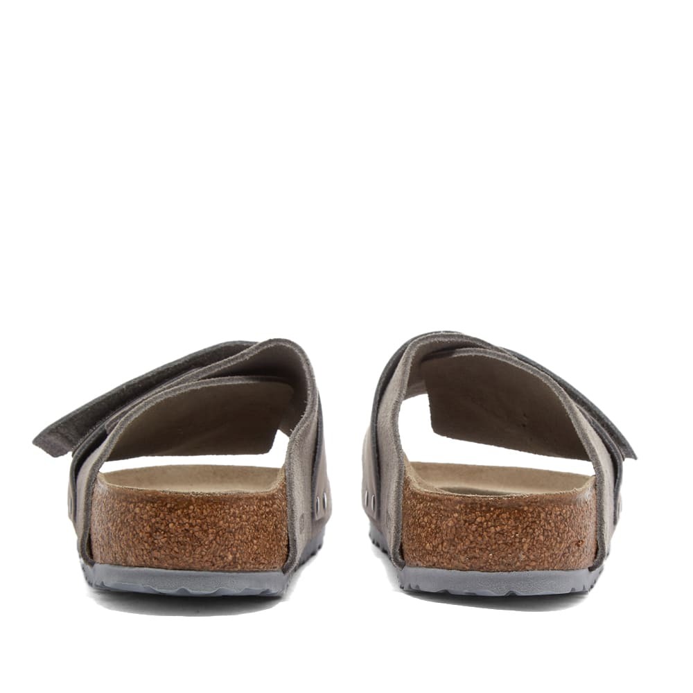 Birkenstock Men's Kyoto in Stone Coin Suede/Nubuck Birkenstock