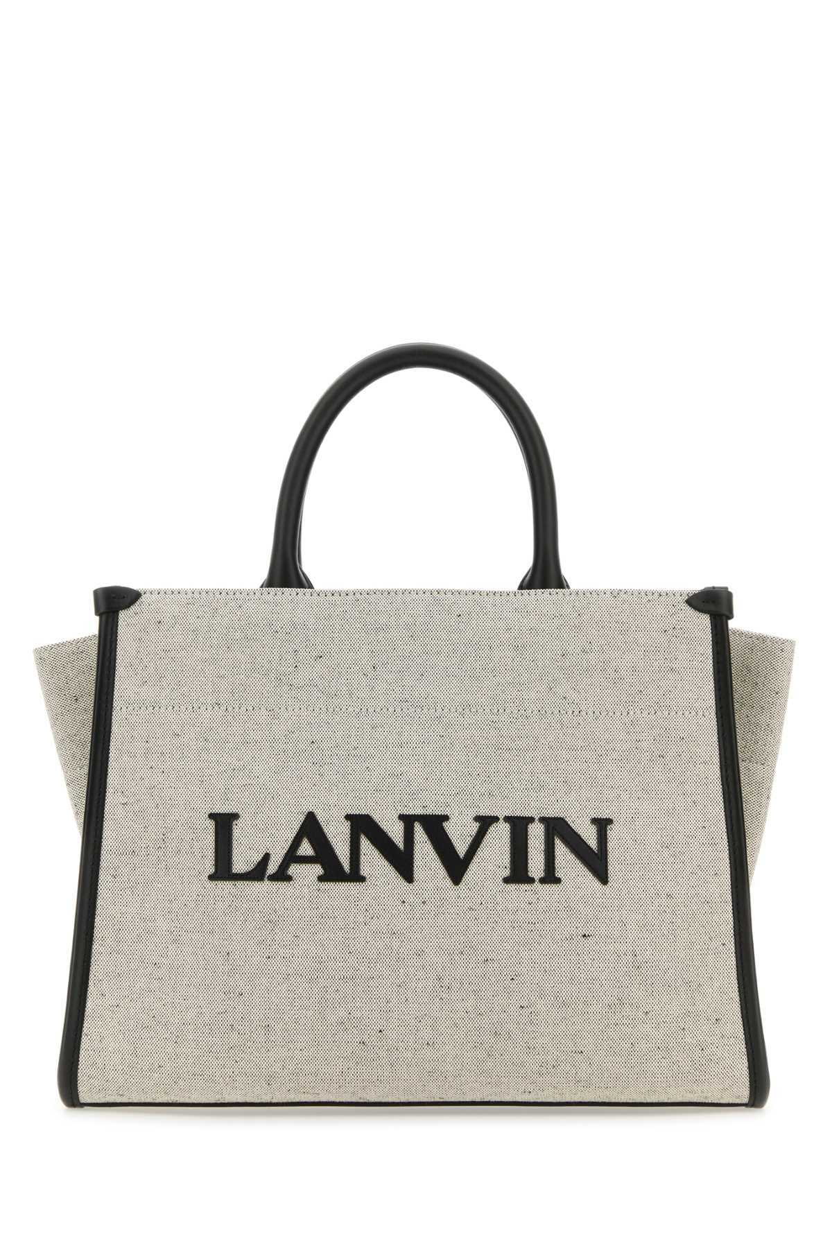 Lanvin Two-tone Canvas Small In & Out Shopping Bag Lanvin