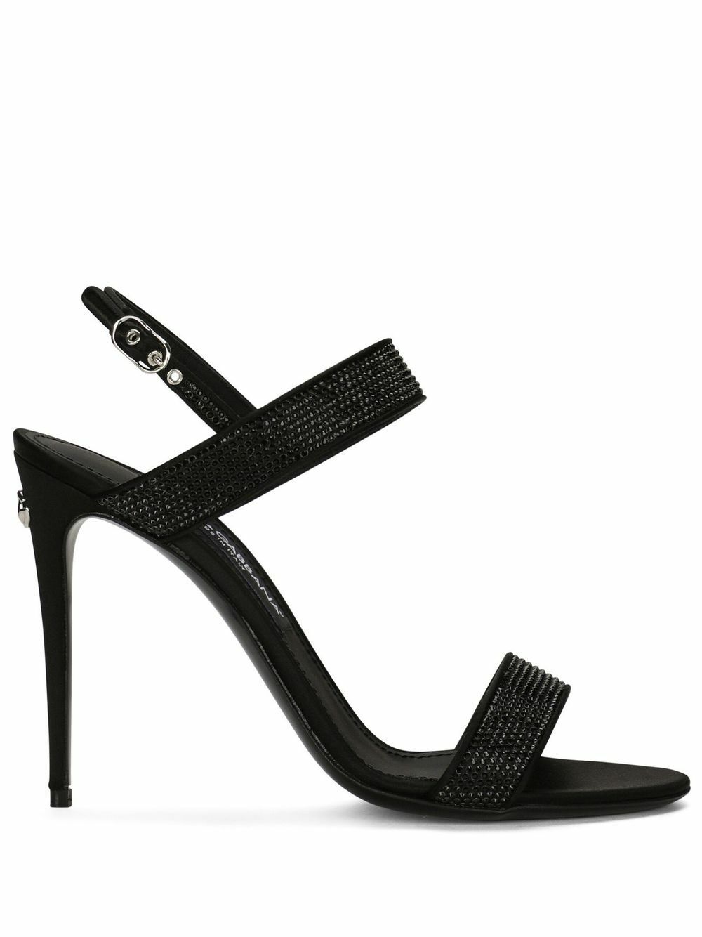 Dolce And Gabbana Satin Heel Sandals Dolce And Gabbana