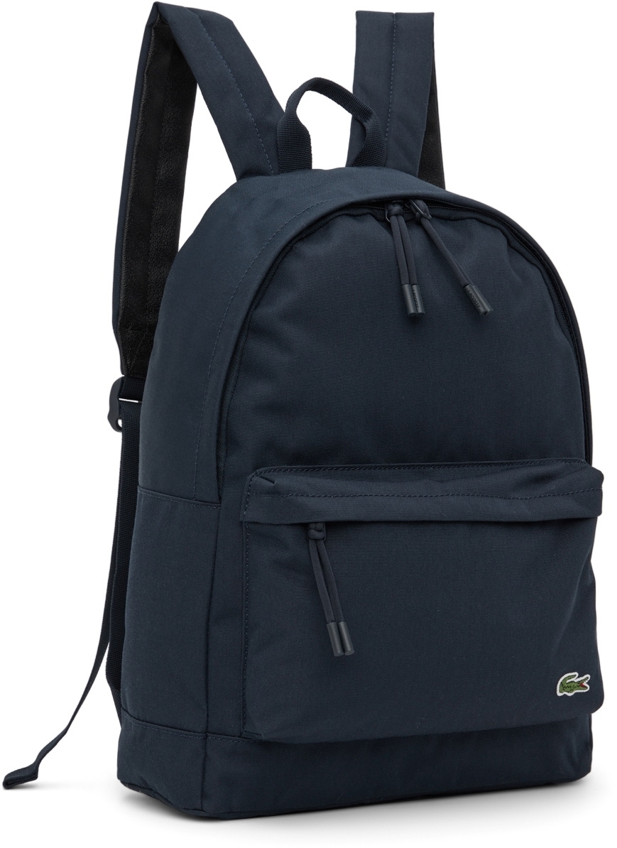 Lacoste Navy Canvas Neocroc Backpack Lacoste