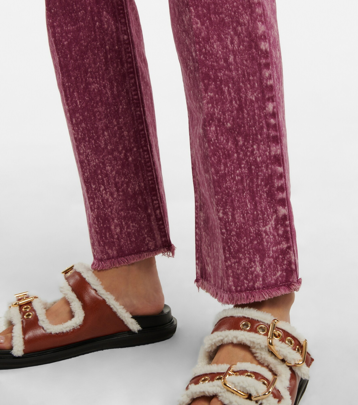 Marni - Mid-rise straight cropped jeans Marni