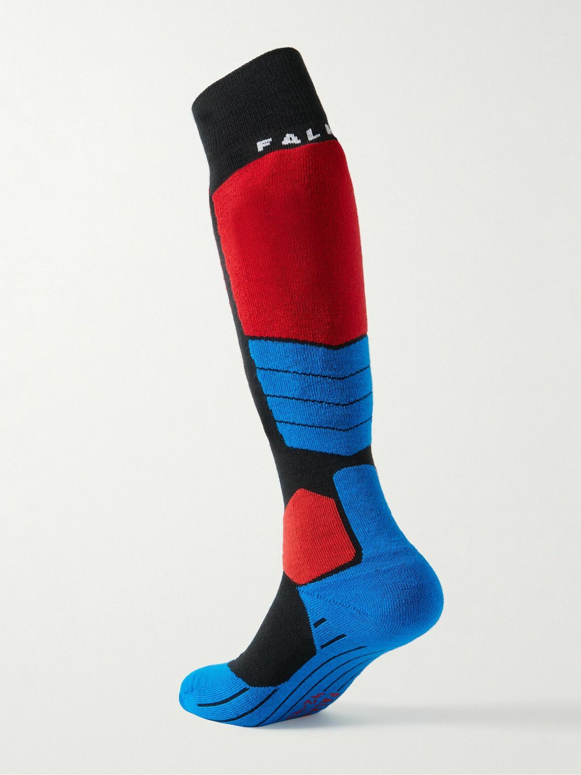 Falke Ergonomic Sport System - SK2 Stretch-Knit Ski Socks - Red FALKE ...